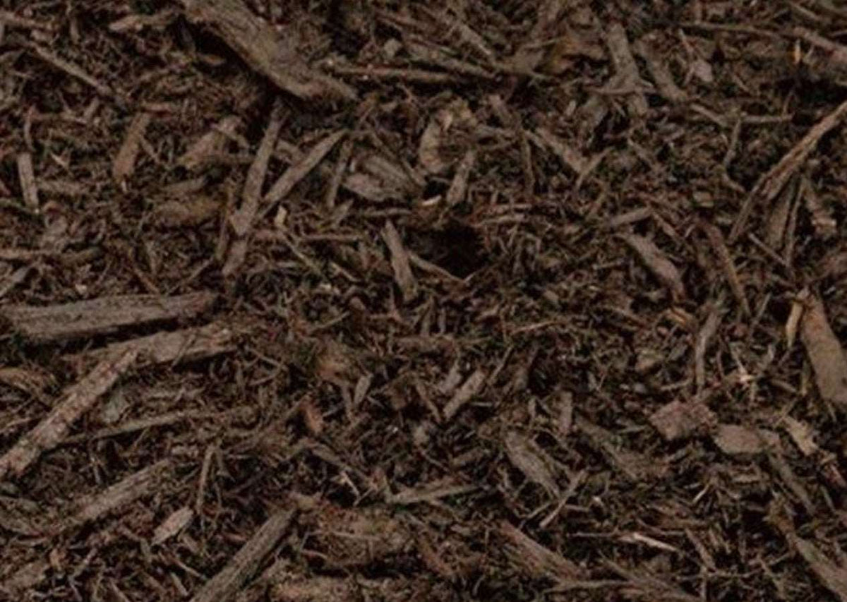 Triple Ground Organic Dyed Chocolate Brown Mulch – FSBulk.com